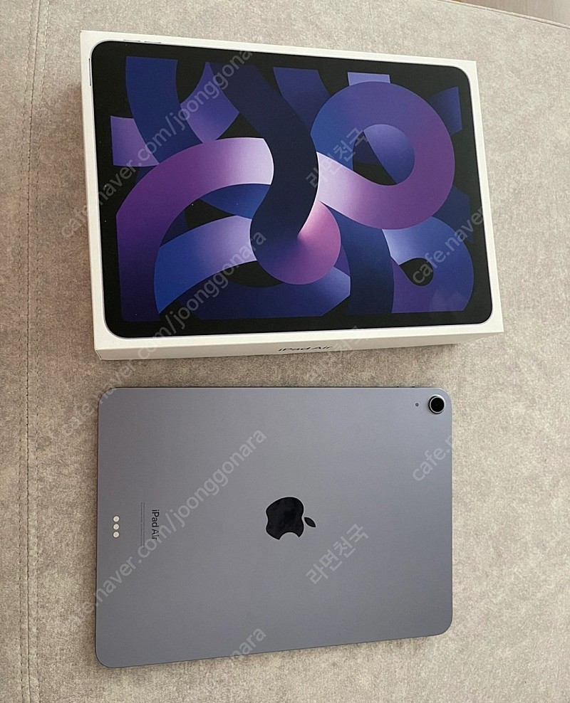 아이패드 에어5 Wifi 64gb 퍼플 S급 풀박스 태블릿pc 중고나라