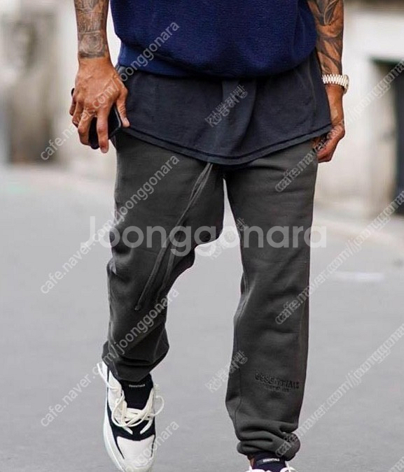 [M] ﻿19FW 피오갓 에센셜 스웻팬츠 블랙잉크 | 남성의류 | 중고나라