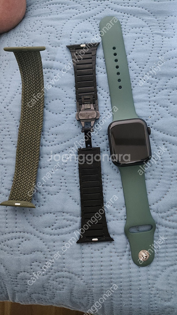 애플워치5 티타늄블랙 44mm Aod Lte 가능 케이스거치대보호필름 중고나라
