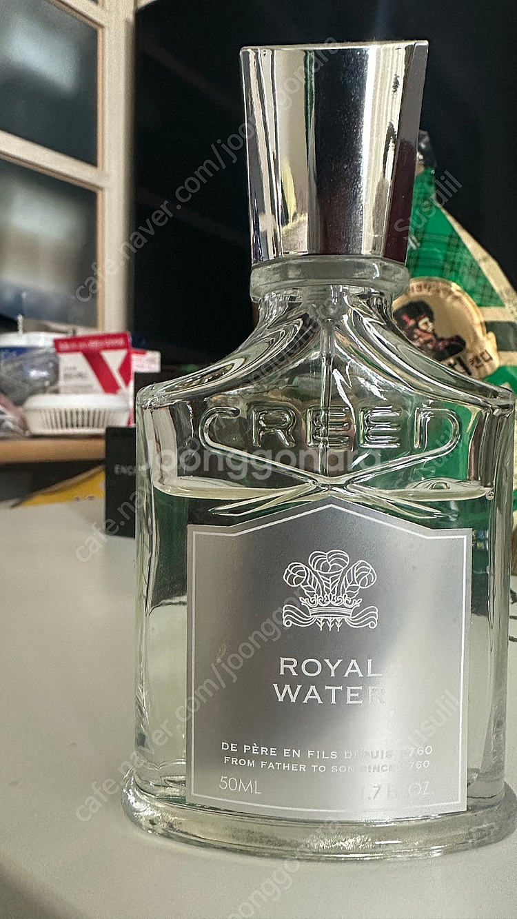 크리드 로얄워터 50ml 판매해요 향수 중고나라
