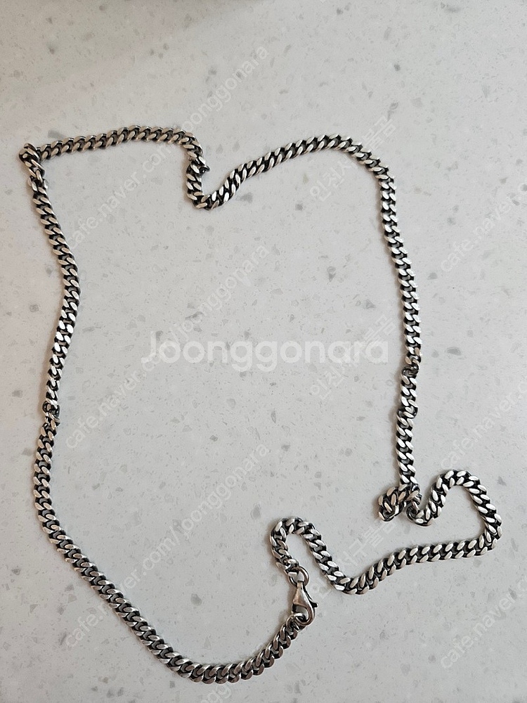 925실버 은목걸이 체인(60cm) | 팔찌/발찌 | 중고나라