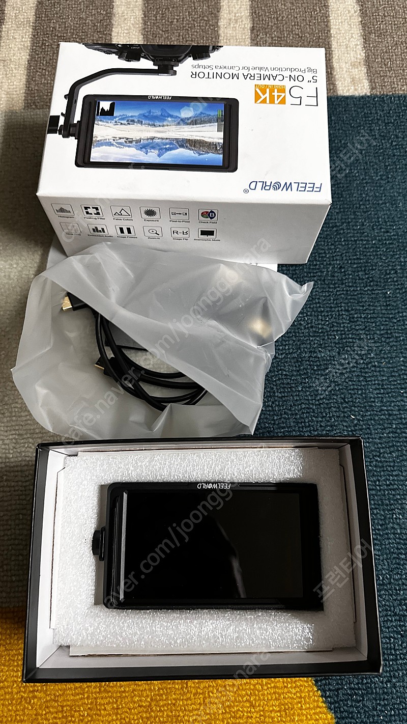 feelworld 필월드 모델명 F6S 5인치 카메라 ... | 기타 악세서리 | 중고나라