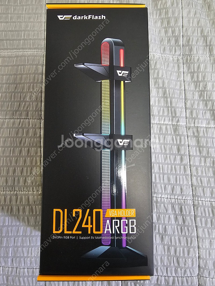 다크플래쉬 argb dl240그래픽카드 지지대+ lp ... | 키보드/마우스/스피커 | 중고나라