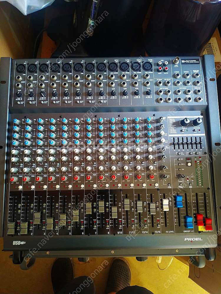 프로엘 믹서 M16USB DPA-8030 디라직 앰프 ... | 오디오/홈시어터 | 중고나라