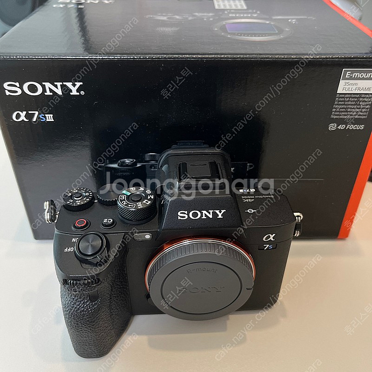 Sony 소니 미러리스 카메라 a7s3 판매합니다 (풀... | 미러리스 | 중고나라