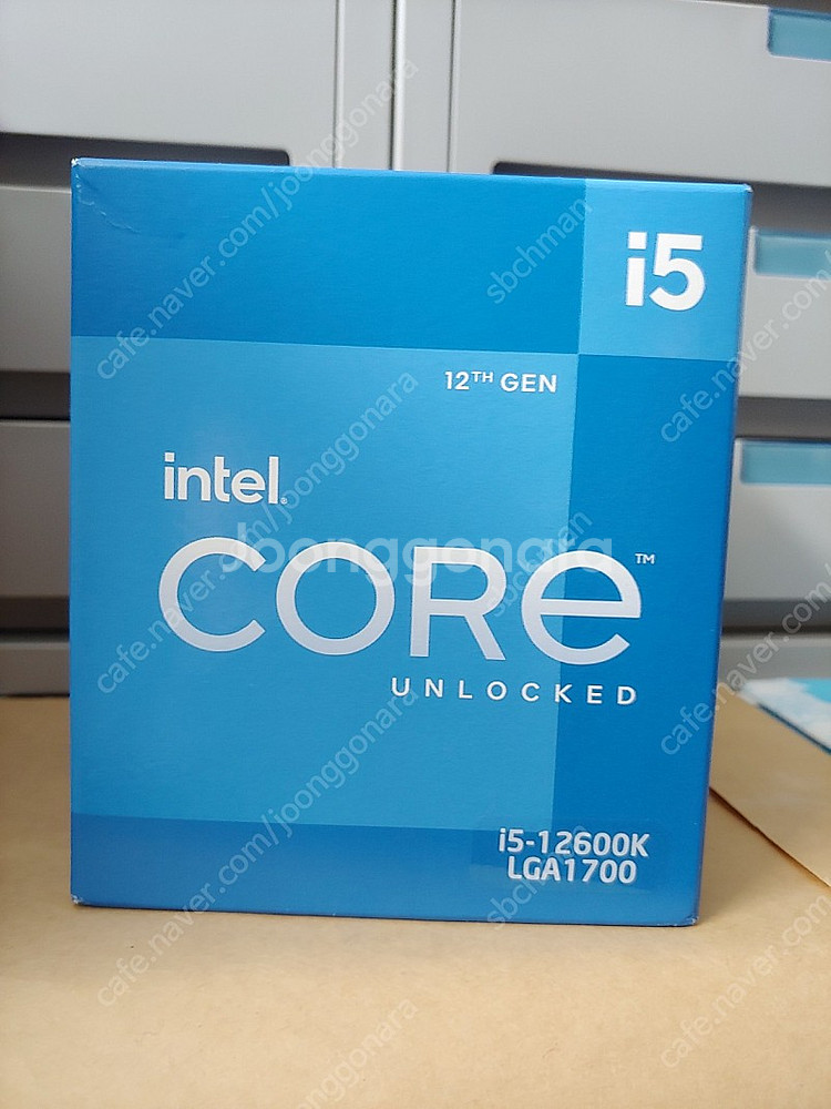 인텔 I5 12600k Cpu 박스미개봉 신품 Cpu메인보드 중고나라
