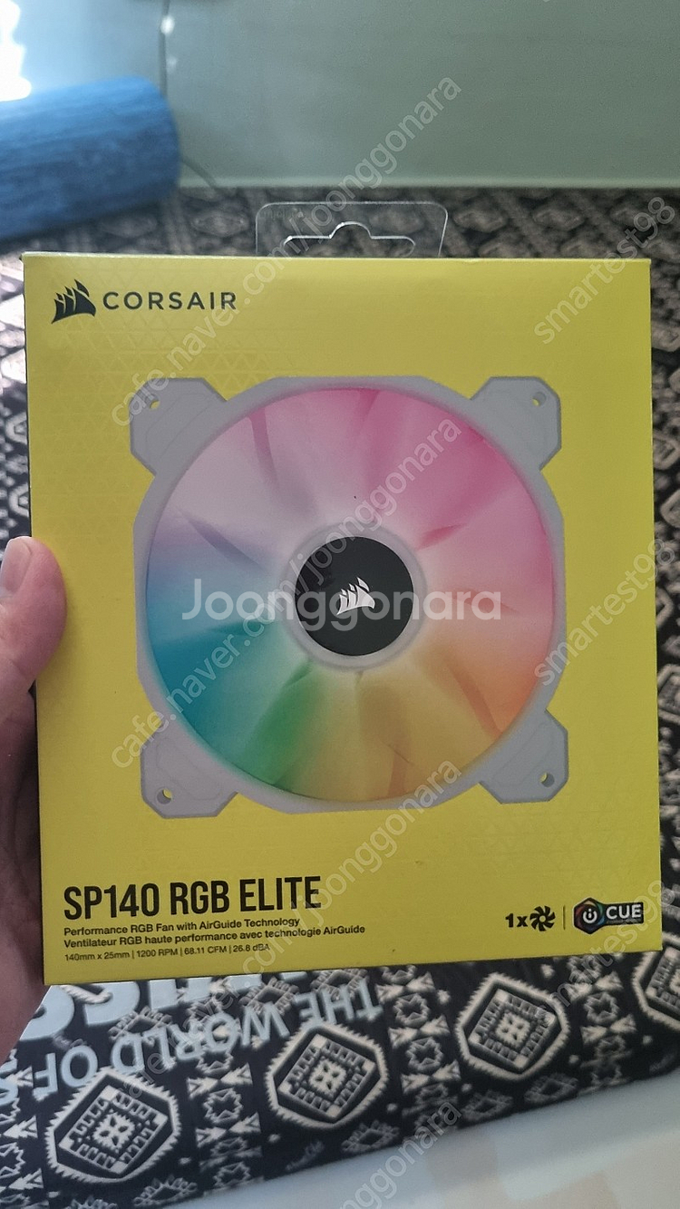 커세어 sp140 rgb elite 화이트 팝니다 | CPU/메인보드 | 중고나라