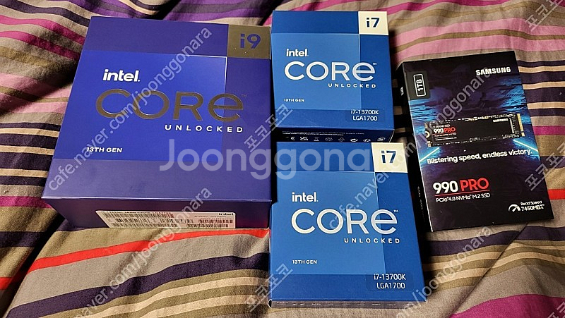 13700k 미개봉, 13900k 미개봉, 990 pr... | CPU/메인보드 | 중고나라