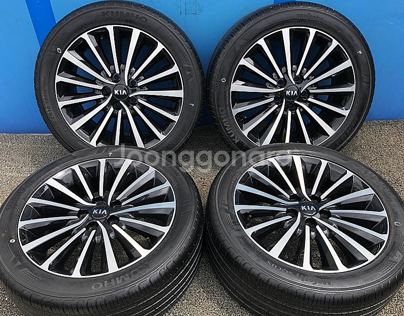 올뉴K7 흠집없는 18인치 블랙커스텀 순정 휠 245/... | 휠/타이어 | 중고나라