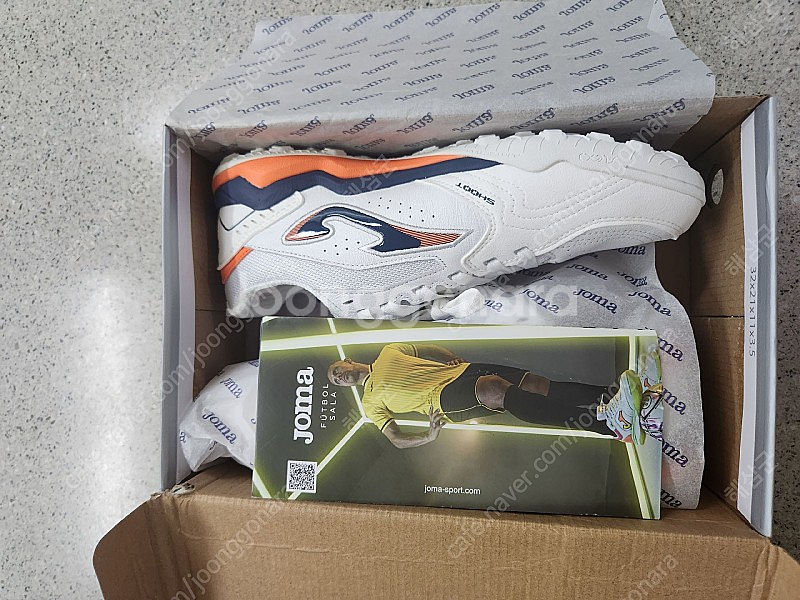 [팝니다]조마 FS 리액티브 TF 풋살화 275mm 판... | 축구의류/축구화 | 중고나라