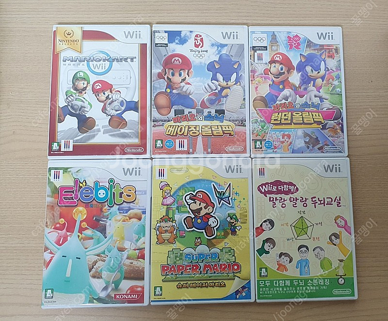 wii cd 판매합니다.마리오카트, 대난투, 위파티 | Wii | 중고나라