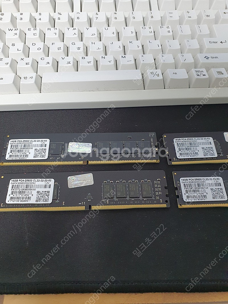 ddr4 게일램 3200 16g x 4ea 64g | CPU/메인보드 | 중고나라