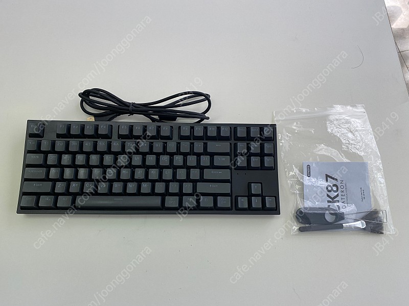 COX CK87 블랙 녹축 게이밍키보드 텐키레스 | CPU/메인보드 | 중고나라