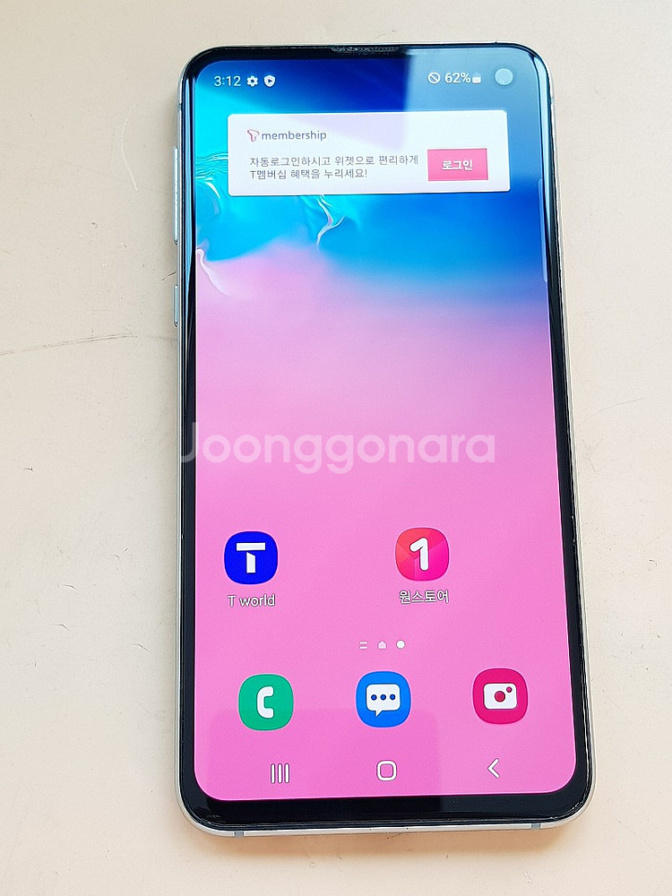 갤럭시S10E 128G 화이트(G970) 깨끗한 무잔상... | 삼성 | 중고나라