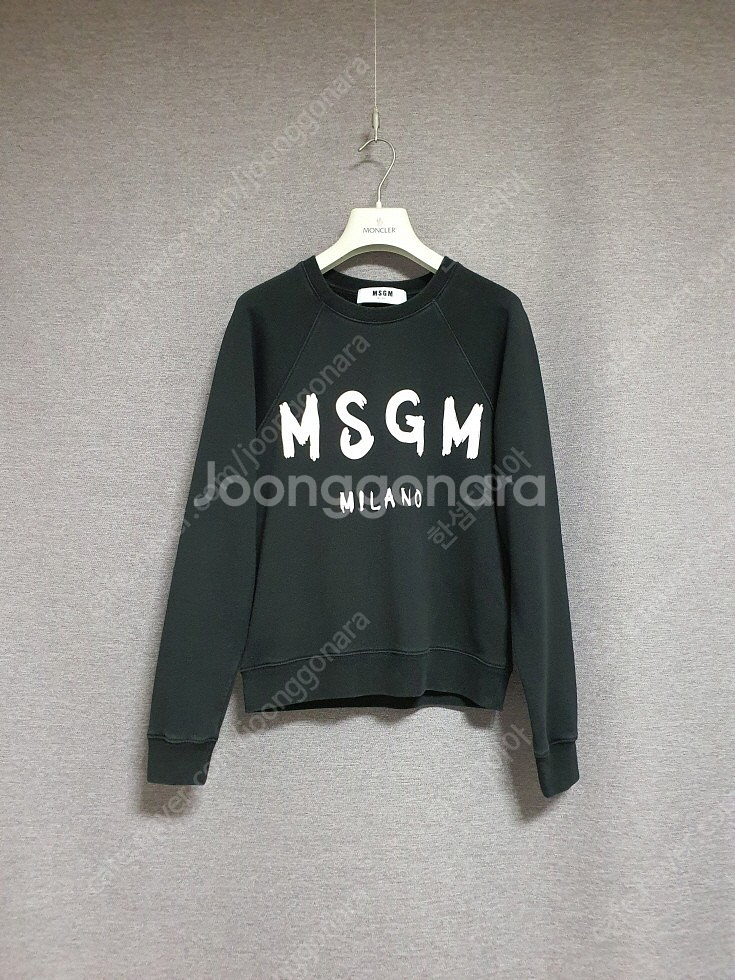 msgm 엠에스지엠 레터링 맨투맨 티셔츠 xs사이즈 | 여성의류 | 중고나라