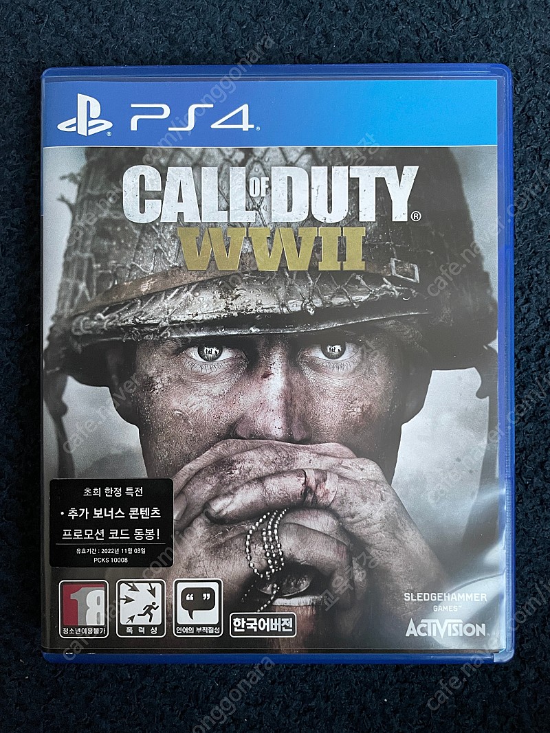 PS4 플스4 콜오브듀티 ww2 월드워2 | 플레이스테이션 | 중고나라