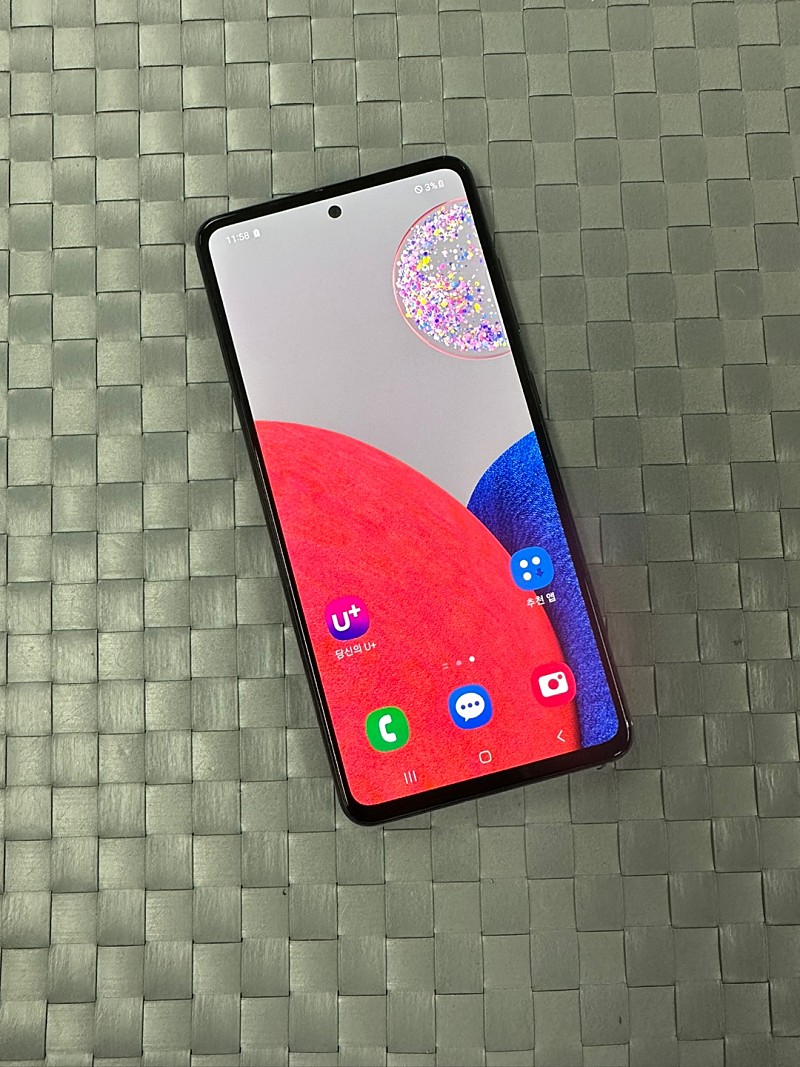 갤럭시A52S 128기가 블랙 22년 1월개통 무잔상 ... | 스마트폰 | 중고나라