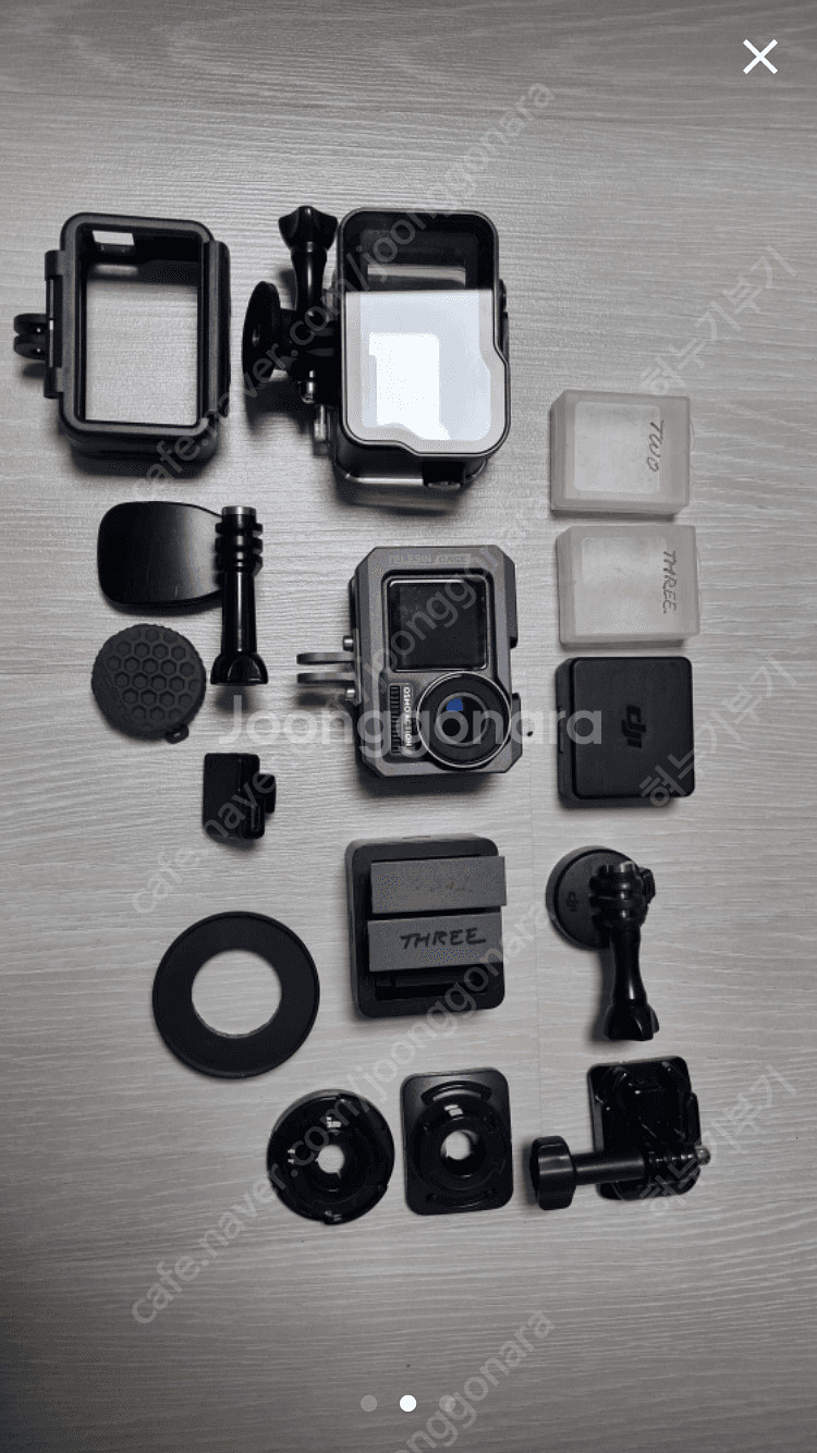 오즈모 Dji 액션 액션캠 4k 배터리 3개 금속 케이 기타 악세서리 중고나라