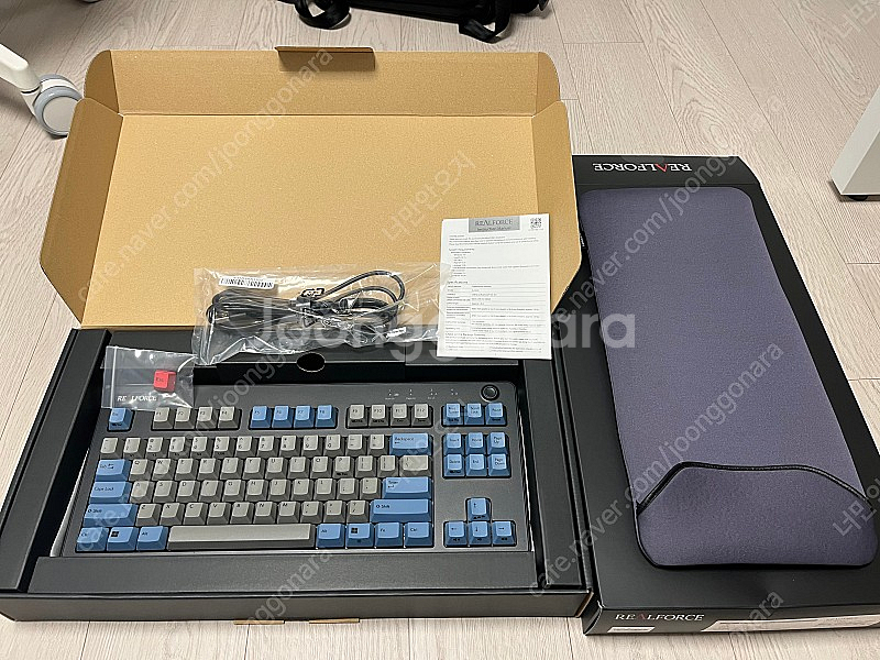 리얼포스R3 TL BT 그레이 블루 45g 영문 팝니다 | 키보드/마우스/스피커 | 중고나라