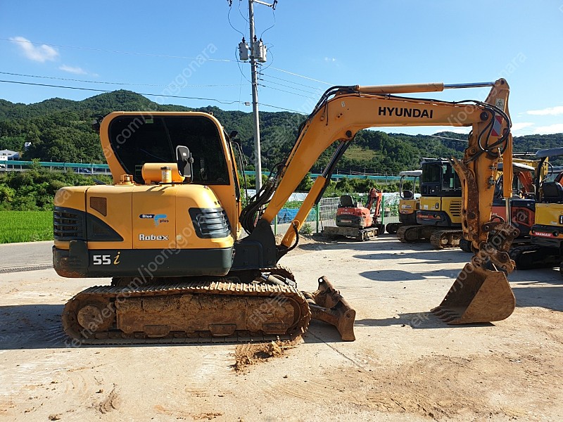 부가세없는 02 농장용 농사용 중고굴삭기 현대 R55i... | 농기계/농업용공구 | 중고나라