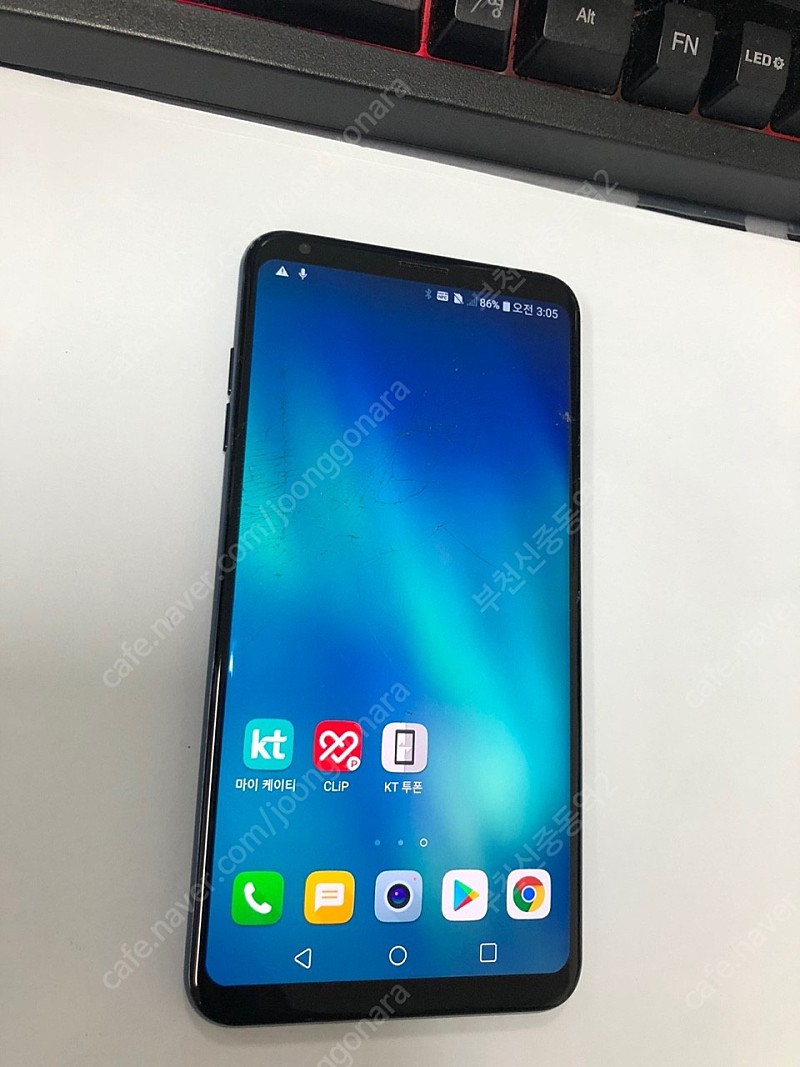 179153 KT V30 블루 64GB 무잔상+파손폰 ... | 삼성 | 중고나라