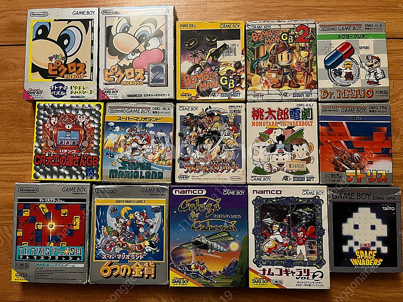 닌텐도 정품 게임보이 알팩 박스셋 정품 gba gbc ... | Wii | 중고나라