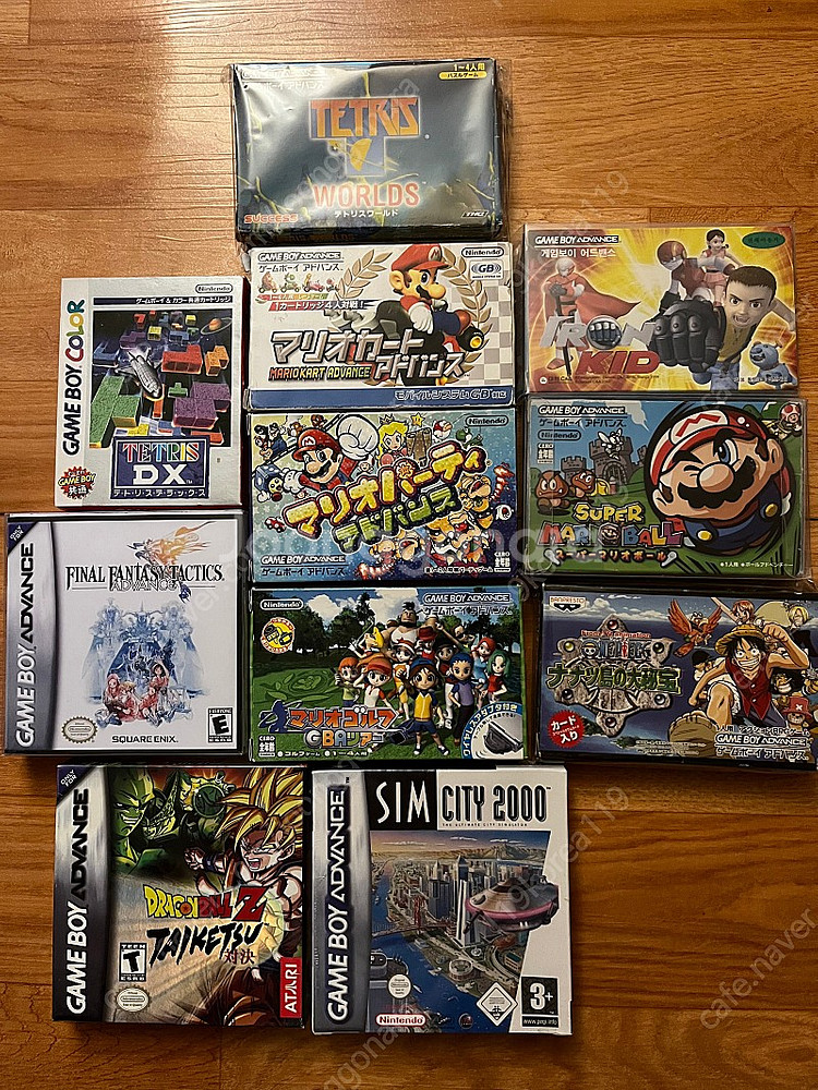 닌텐도 정품 게임보이 알팩 박스셋 정품 gba gbc ... | Wii | 중고나라