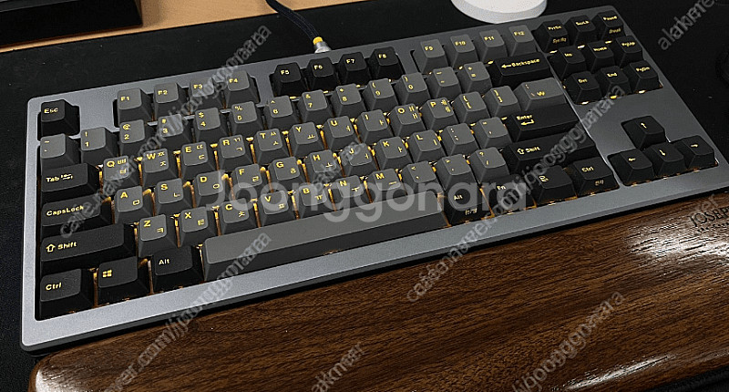 ar87 다크그레이 흑축 공방작 풀윤활 커스텀키보드 | 키보드/마우스/스피커 | 중고나라