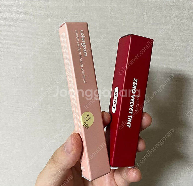 롬앤 제로 벨벳 틴트 피즈 컬러그램 음영 아이라이너 치크하이라이터쉐딩 중고나라