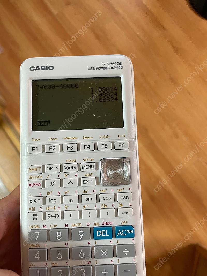 카시오 공학용 그래픽 계산기 FX-9860G3 | 세탁기/건조기 | 중고나라