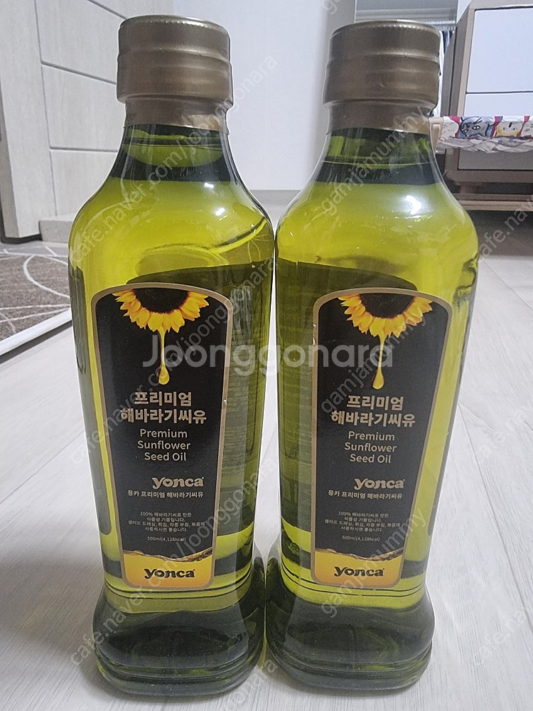 욘카 해바라기씨유 500미리2개 택포 리빙생활 중고나라