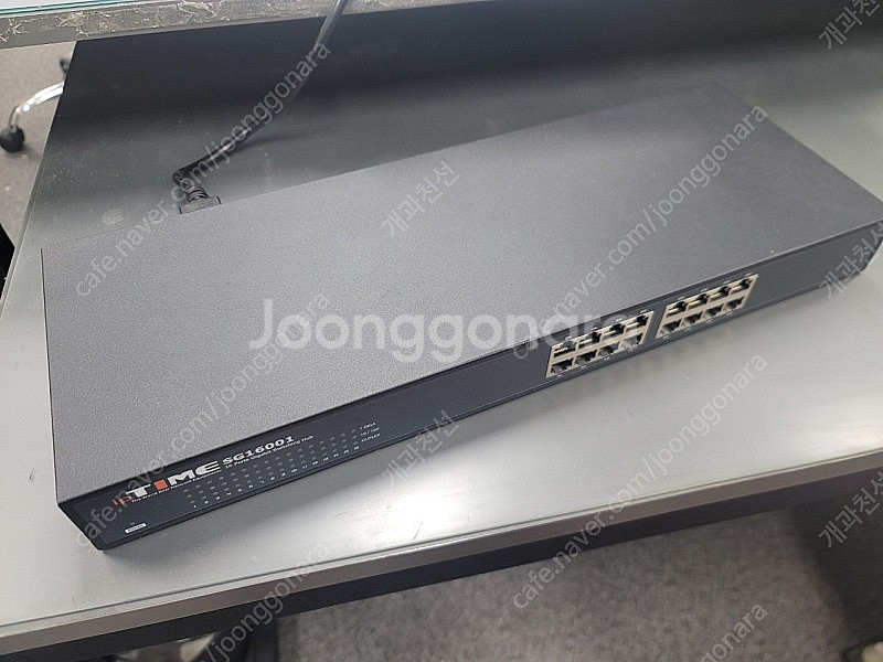 Ip타임 T24000 기업용 기가비트 24포트 유선공유 키보드마우스스피커 중고나라