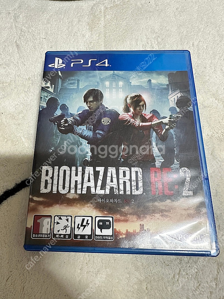 Ps4 바이오하자드re2 플레이스테이션 중고나라