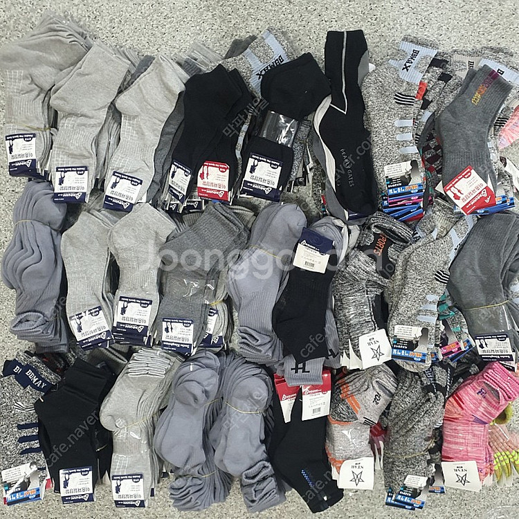 국산 등산양말 스포츠 양말 300켤레 덤핑 남성의류 중고나라