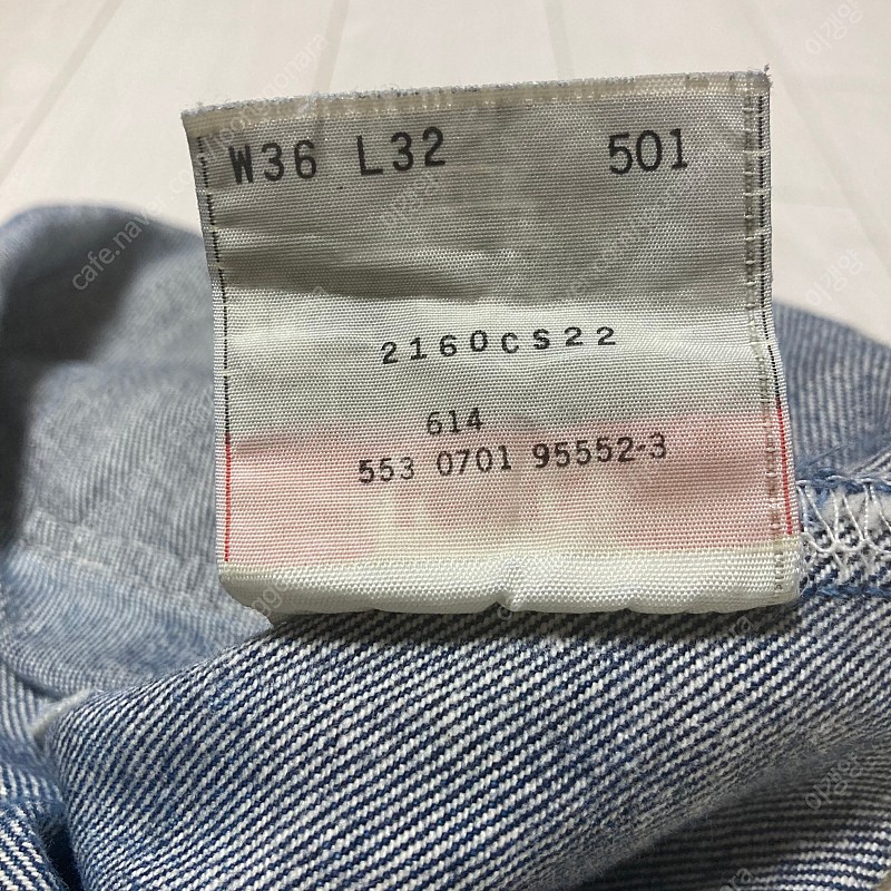 [36] 00s 리바이스 501 USA 미국산 청바지 ... | 남성의류 | 중고나라