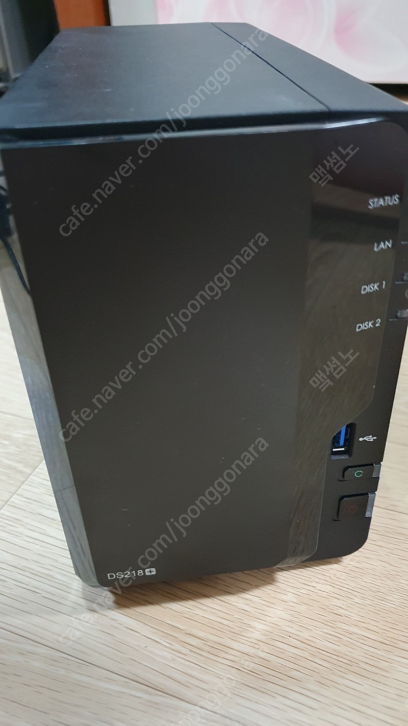 시놀로지 DS218+ 팝니다. 램 16G업글 | HDD/SSD/ODD | 중고나라
