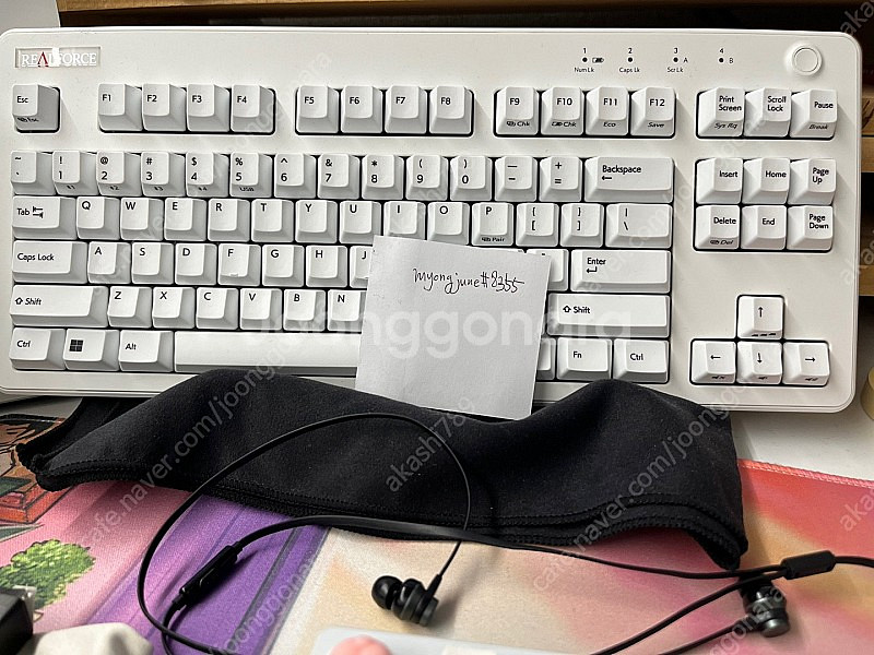 리얼포스 r3 apc tkl 45g 공방윤활버전 팝니다 | 키보드/마우스/스피커 | 중고나라