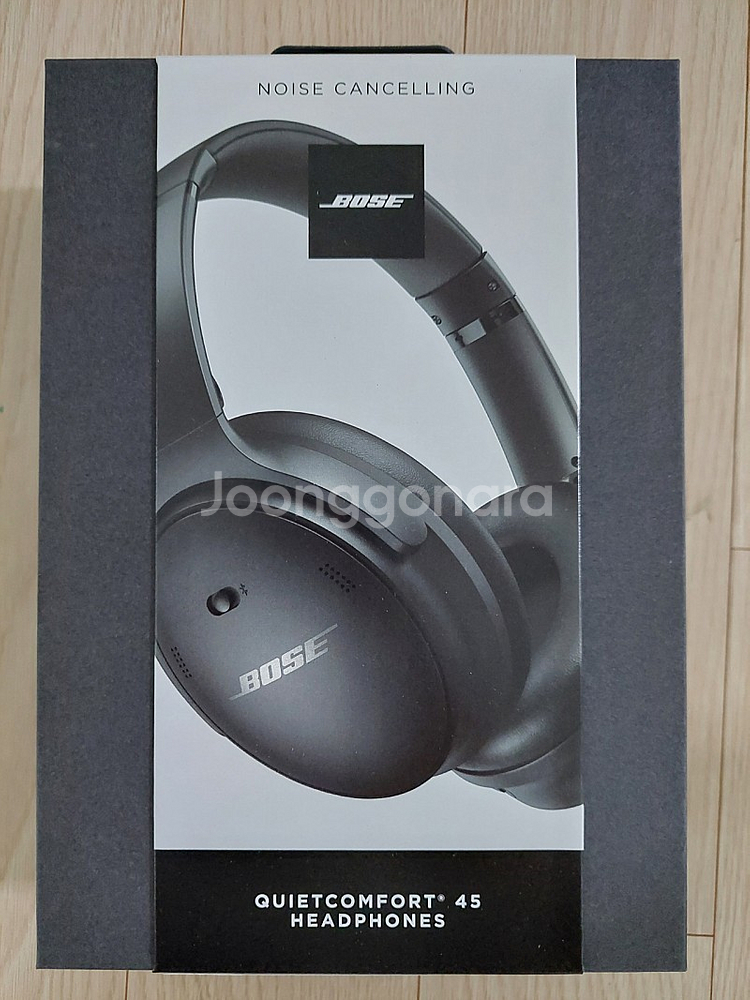보스 QC45 트리플 블랙 BOSE 미개봉 보스코리아 ... | 이어폰/헤드폰 | 중고나라