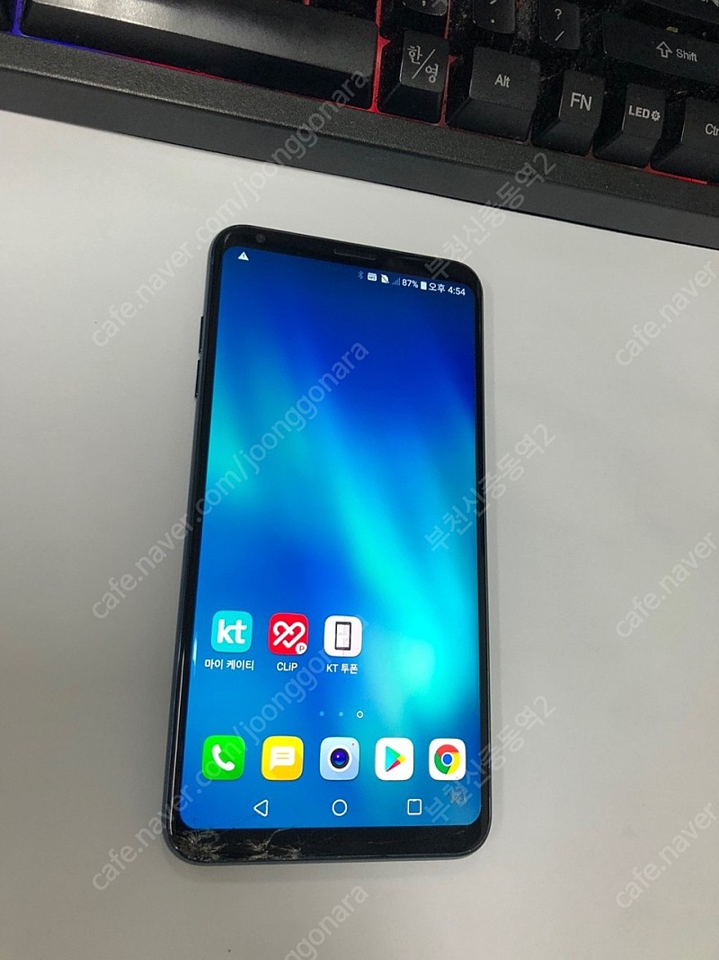 179165 KT V30 블루 64GB 무잔상+파손폰 ... | 삼성 | 중고나라