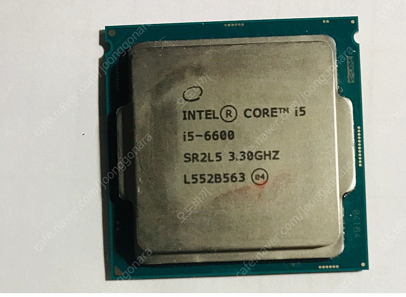 I5-6600 팝니다 | CPU/메인보드 | 중고나라