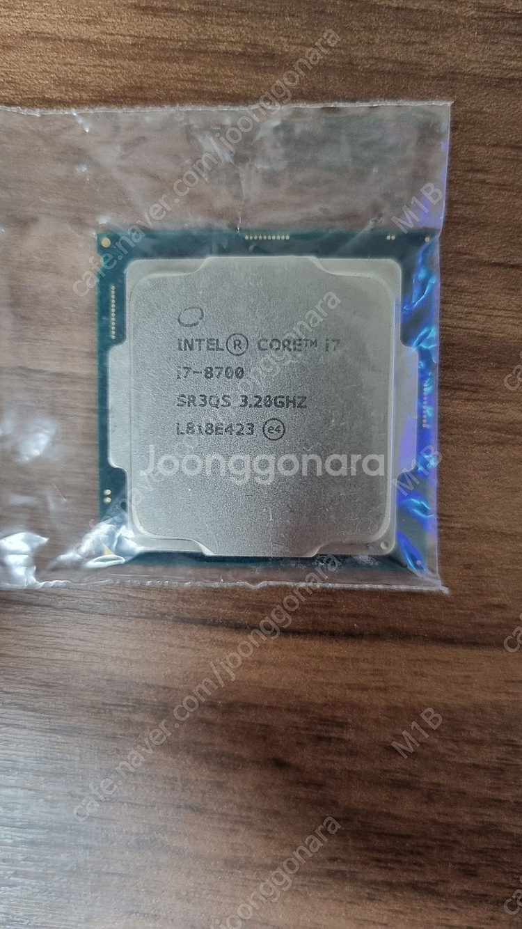 I7 8700 | CPU/메인보드 | 중고나라