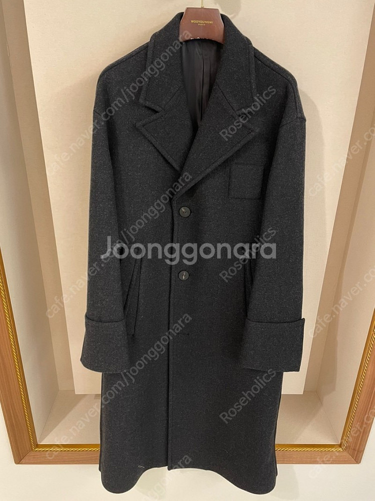 [48] 우영미 22FW 다크그레이 울 커프스 턴업 코... | 남성의류 | 중고나라