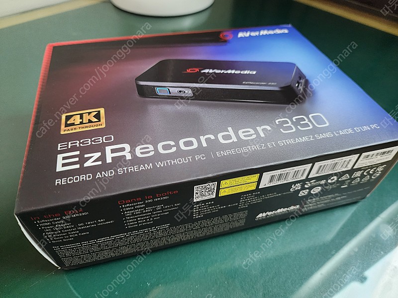 에버미디어 캡처보드 er330 | 키보드/마우스/스피커 | 중고나라