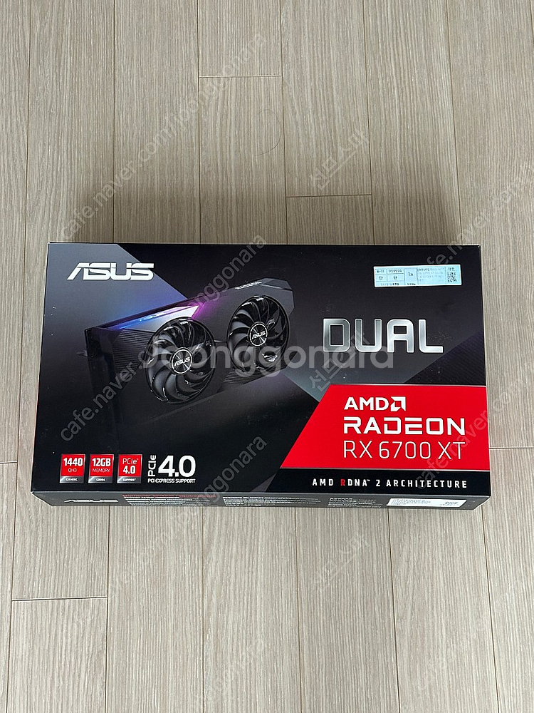 ASUS DUAL RX6700xt | CPU/메인보드 | 중고나라