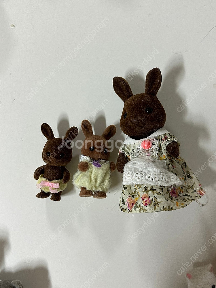 실바니안 올드 단종 초코 갈색 토끼 세마리 중고나라 카페에서 운영하는 공식 사이트