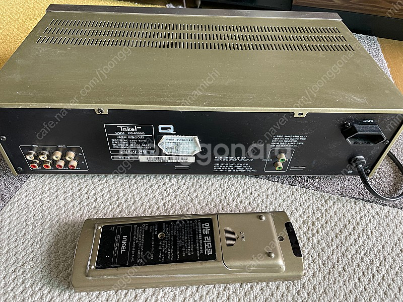 인켈 8500G 이퀄라이저 EQ-8500G 리모콘 UR... | 오디오/홈시어터 | 중고나라