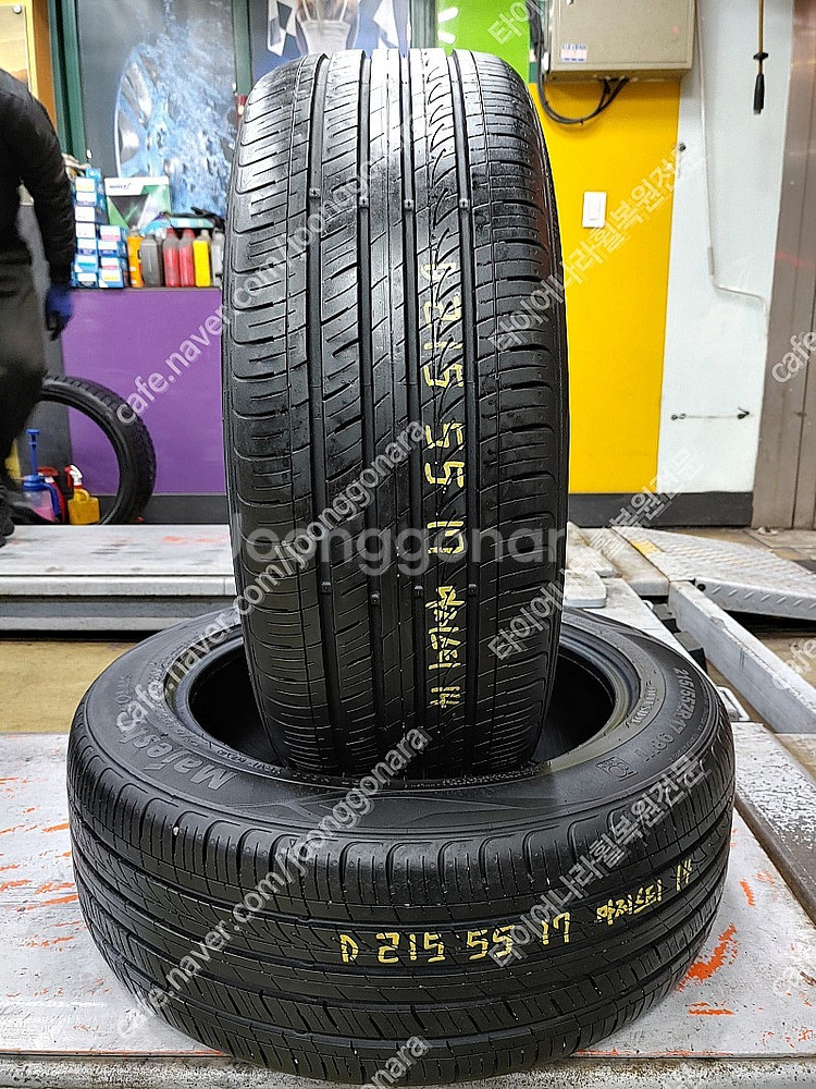 판매 ﻿215 55 17 금호마제스티 중고타이어 2 휠타이어 중고나라