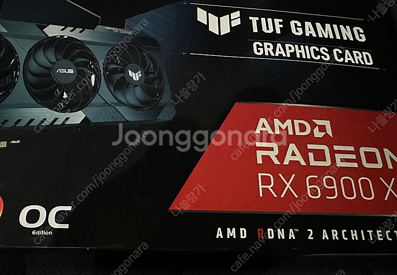 ASUS 라데온 RX 6900XT TUF O16G 판매 | CPU/메인보드 | 중고나라