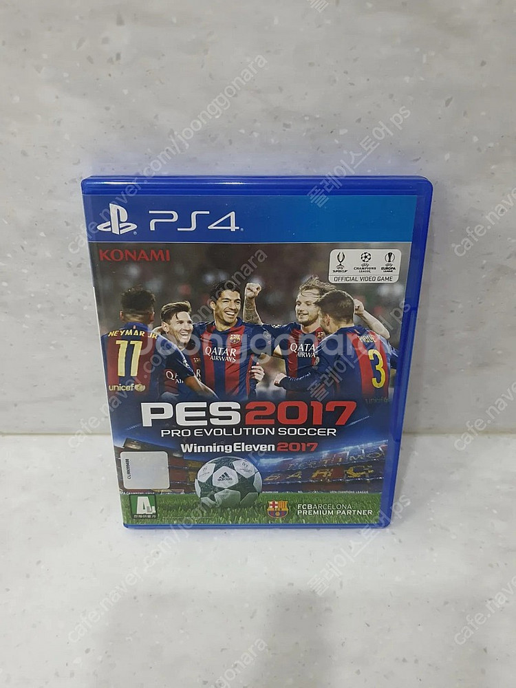 ps4 위닝일레븐 pes 2017 | 플레이스테이션 | 중고나라