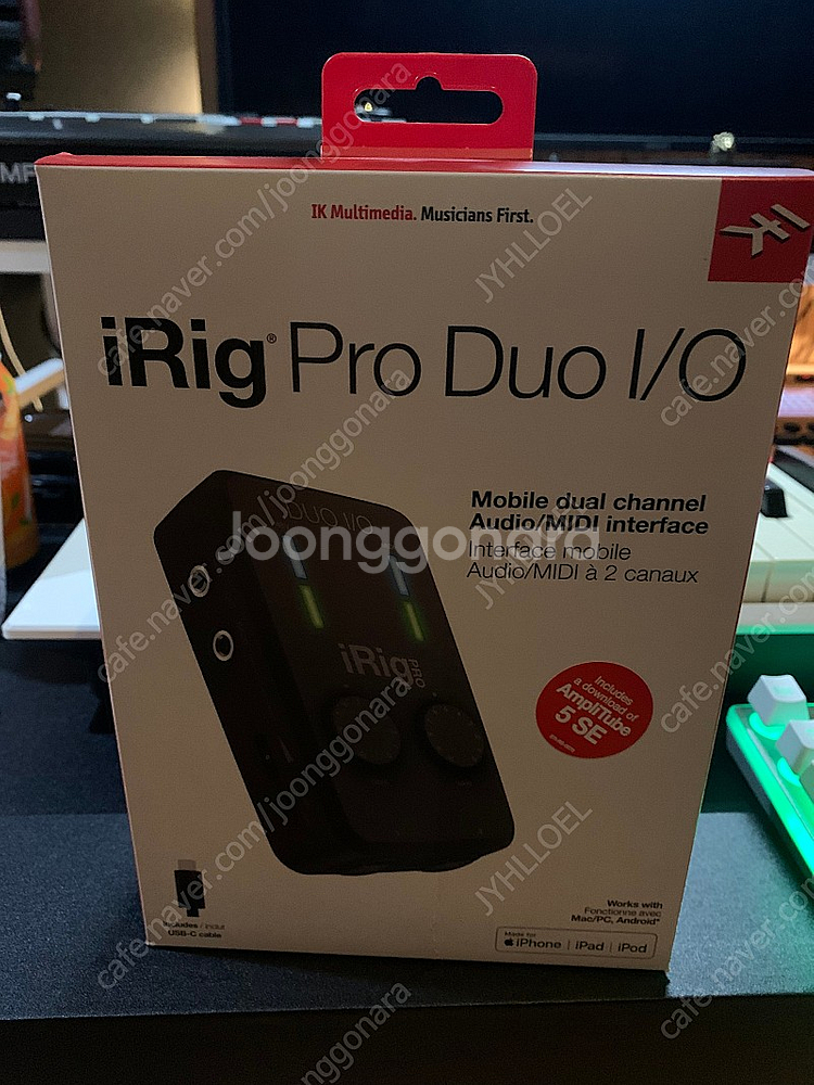 오인페 irig pro duo i/o 미개봉, ampl... | 오디오/홈시어터 | 중고나라